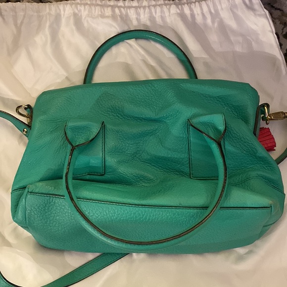 Bags | Kate Spade Turquoise Crossbody Satchel | Poshmark